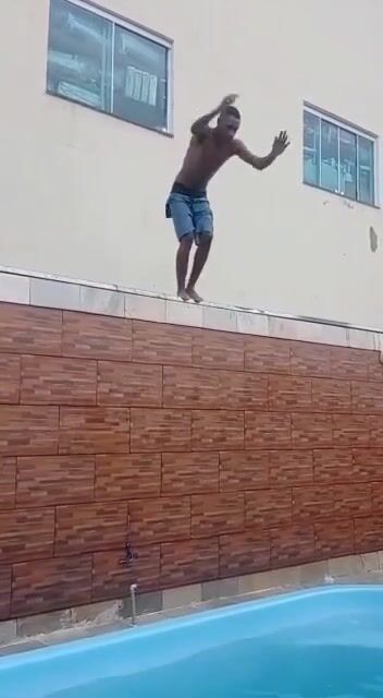 Front Flip Into Pool Ends In Death