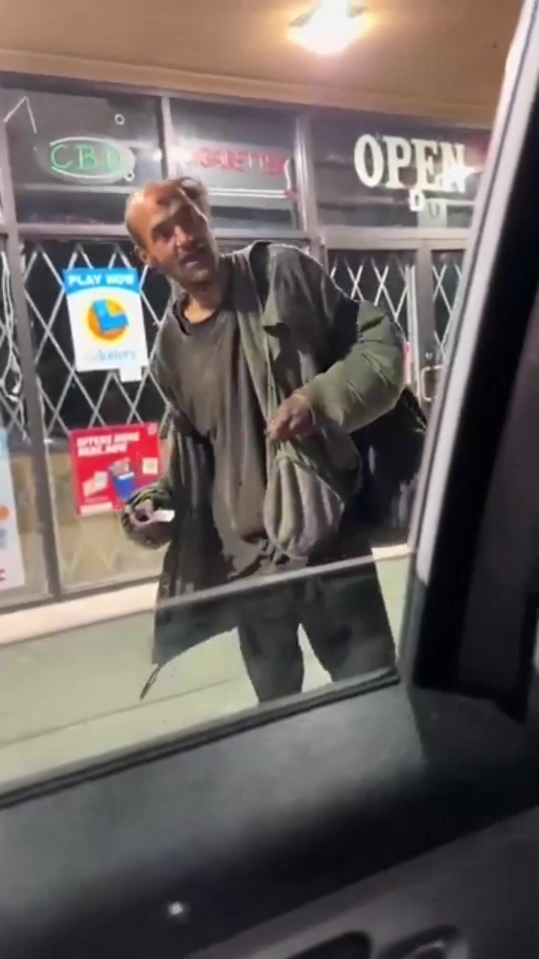 New Content For Their Channel Setting A Homeless Guys Head On Fire