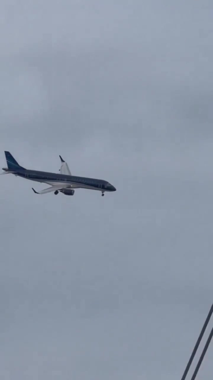 Final 2 Minutes Of Azerbaijan Airlines Flight J2-8243 After It Caught Fire