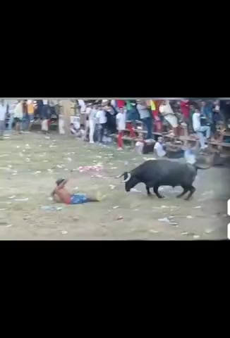 Taking On A Bull from The Worst Position Possible