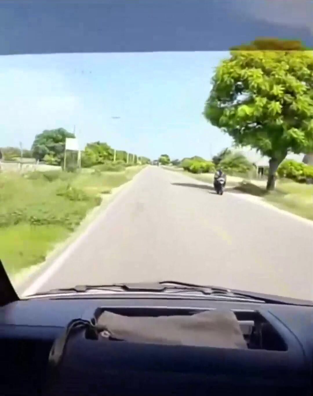 Tired Slow Riding School Teacher Killed By Minivan In Indonesia