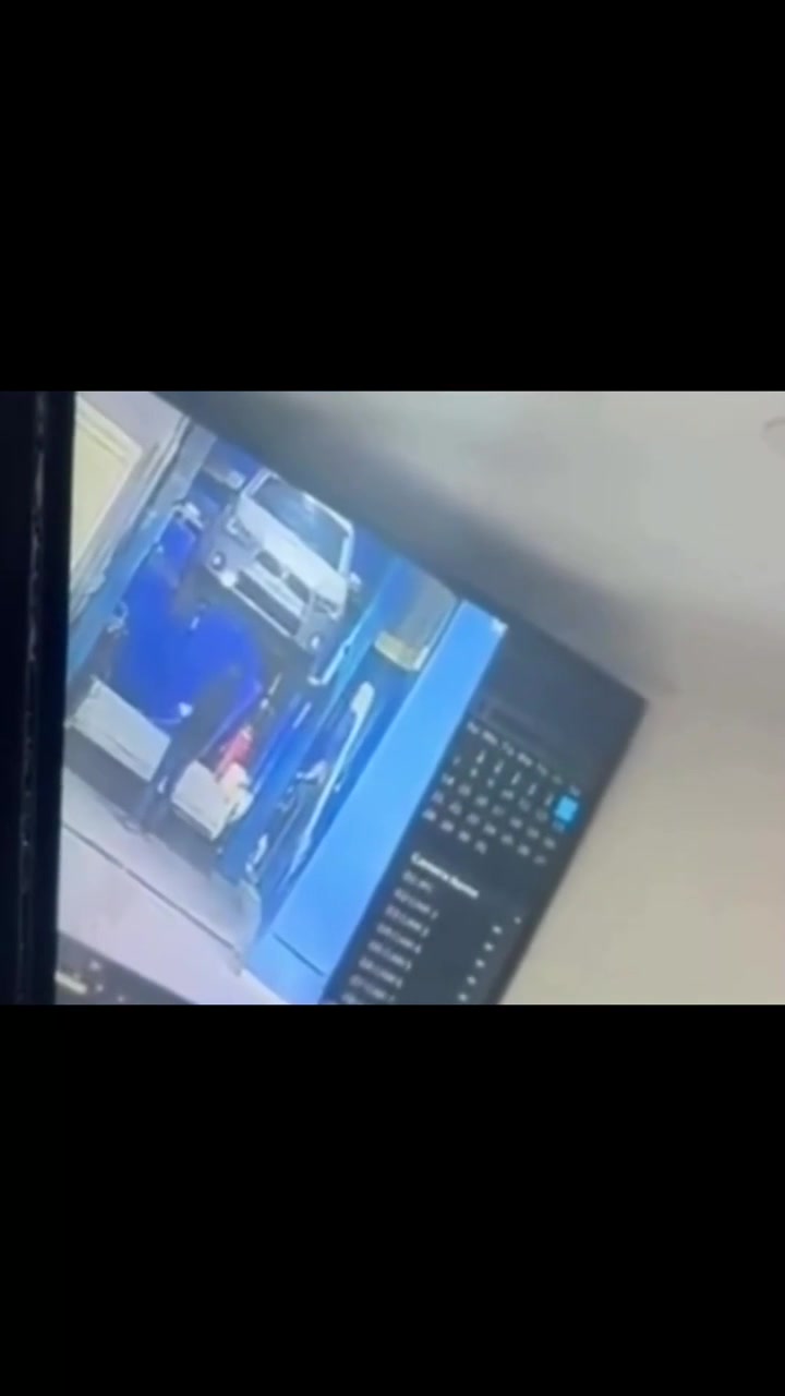 Vehicle On Garage Ramp Collapses Crushing Inquisitive Man