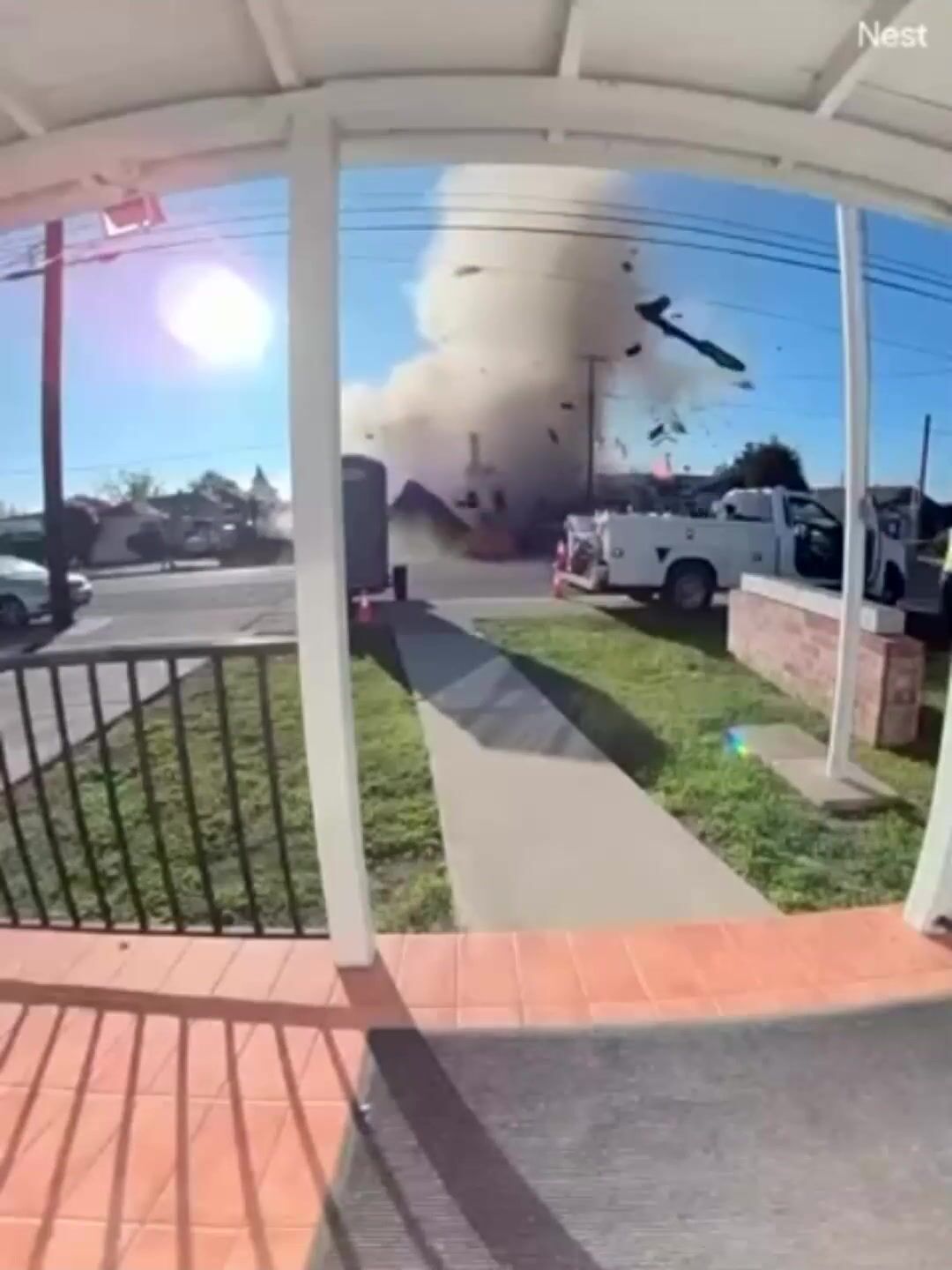 House Explodes Across The Street From Unsuspecting Contractor